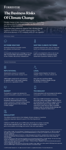 The Business Risks Of Climate Change (Infographic)