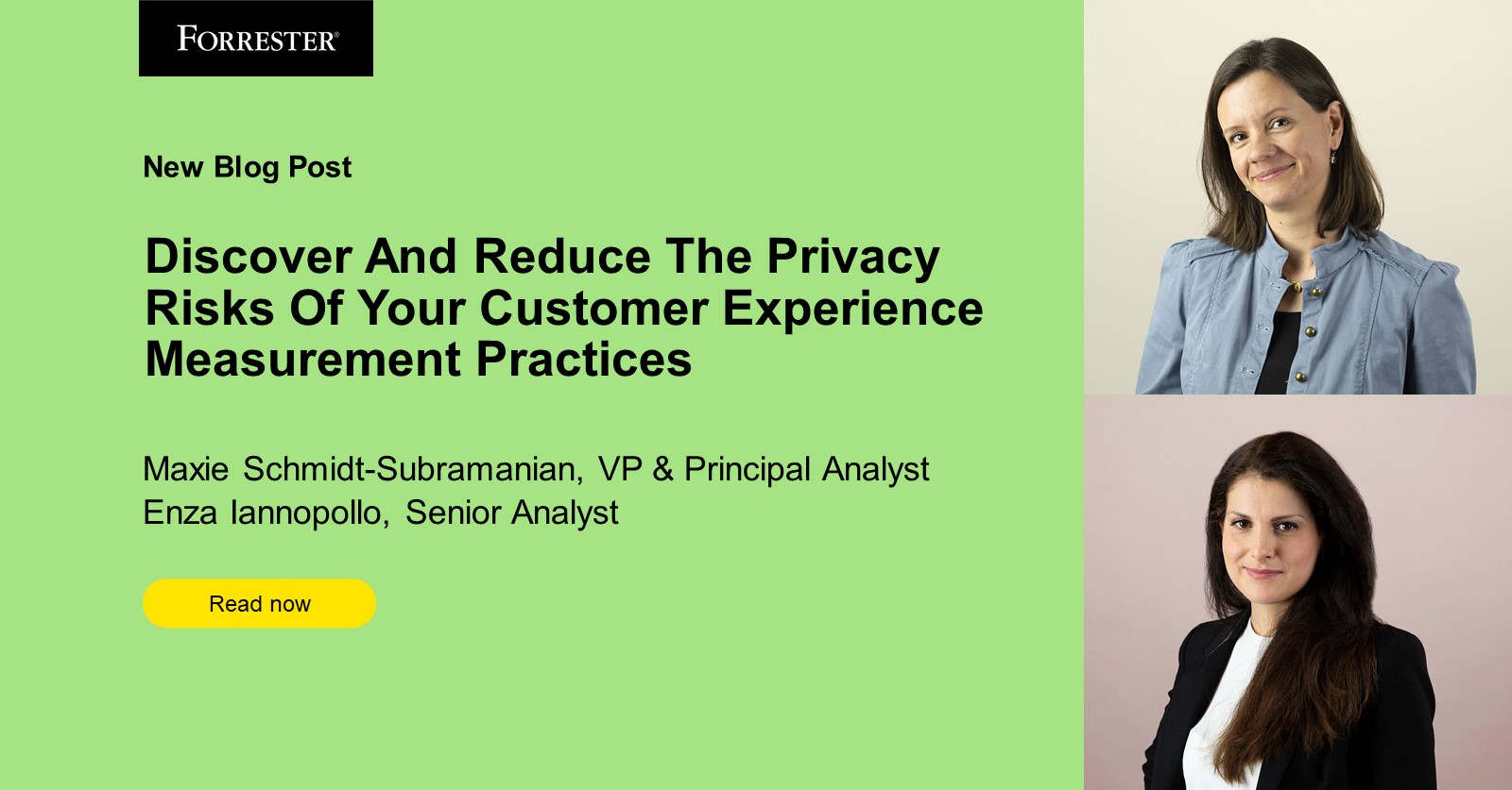 Privacy Risks In Customer Experience Measurement | Forrester Europe