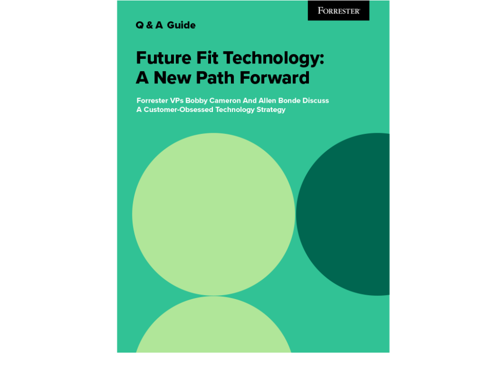 Future Fit Technology Strategy for APAC