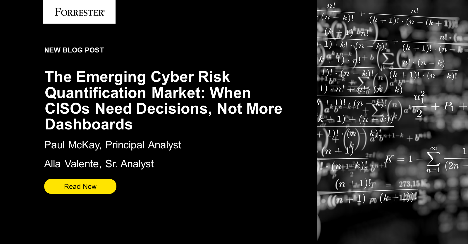 The Emerging Cyber Risk Quantification Market: When CISOs Need ...
