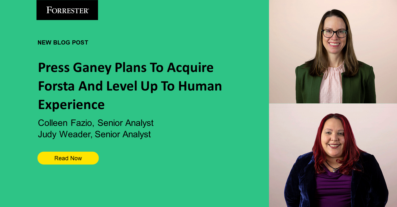 Press Ganey Plans To Acquire Forsta And Level Up To Human Experience