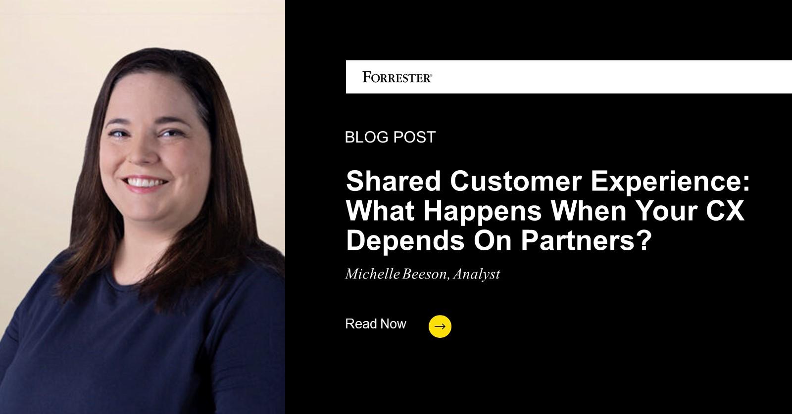 Shared CX: When It Depends On Partners | Forrester Europe