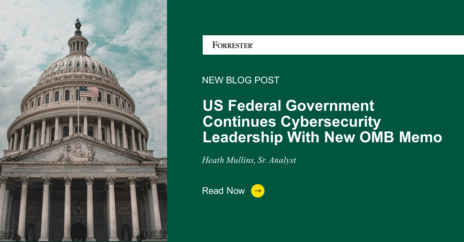 US Federal Government Continues Cybersecurity Leadership