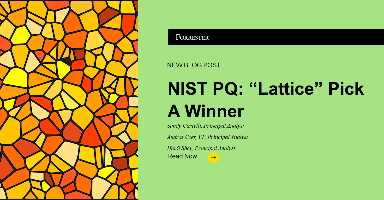 NIST PQ: “Lattice” Pick A Winner