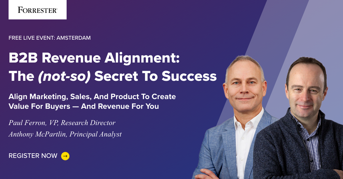 B2B Revenue Alignment Event | Forrester Europe