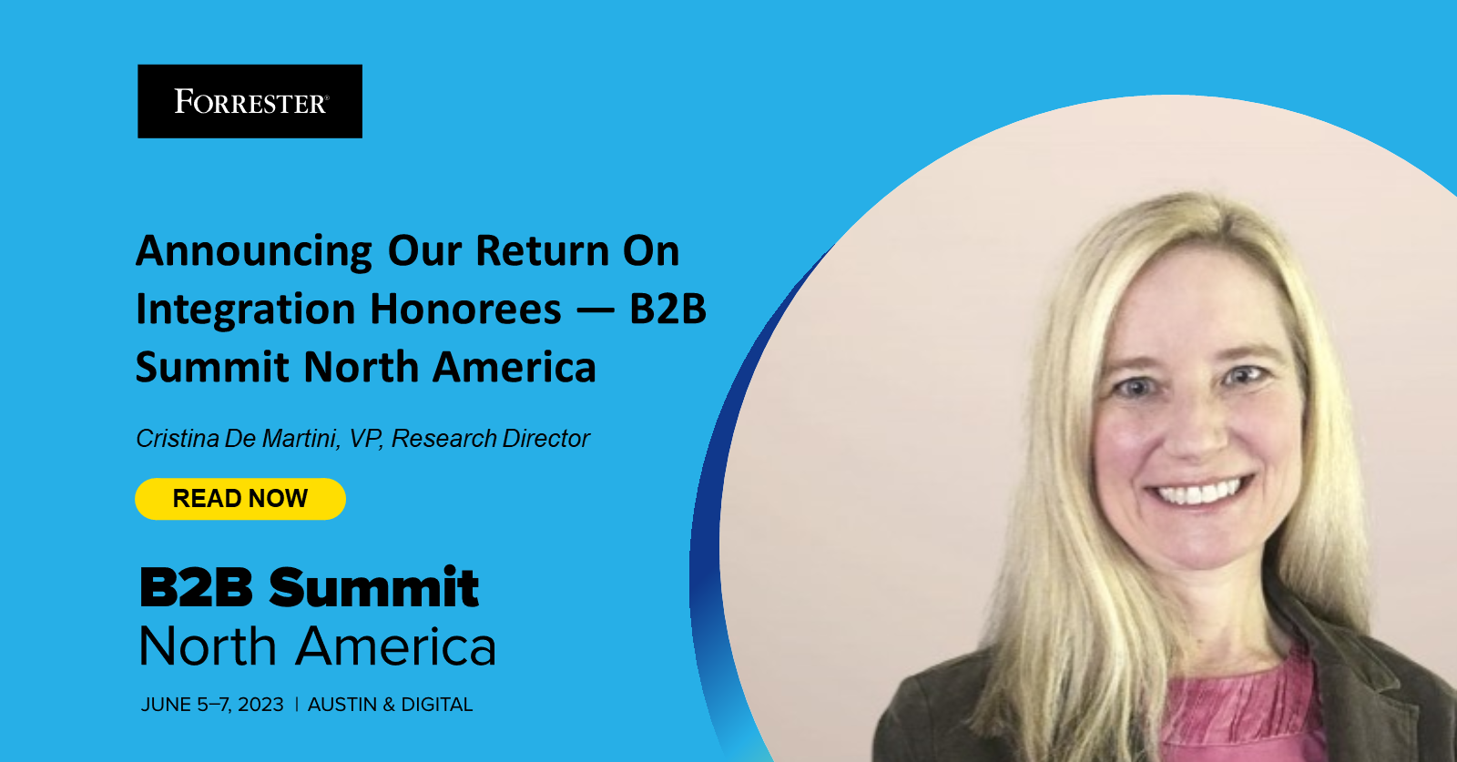 Announcing The 2023 ROI Honorees: B2B Summit North America