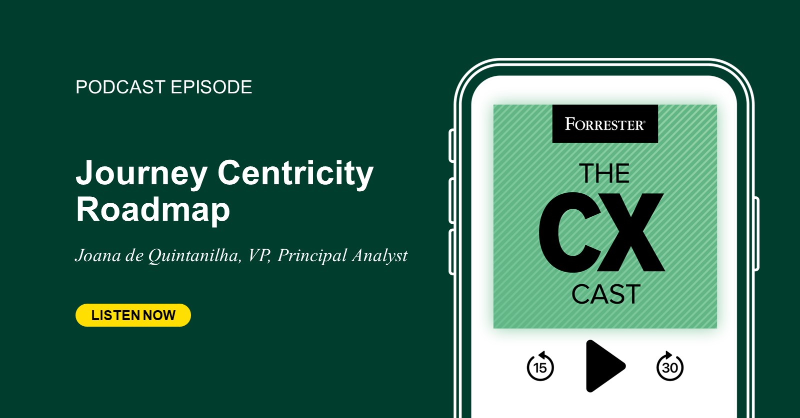318: Journey-Centricity Roadmap - Forrester