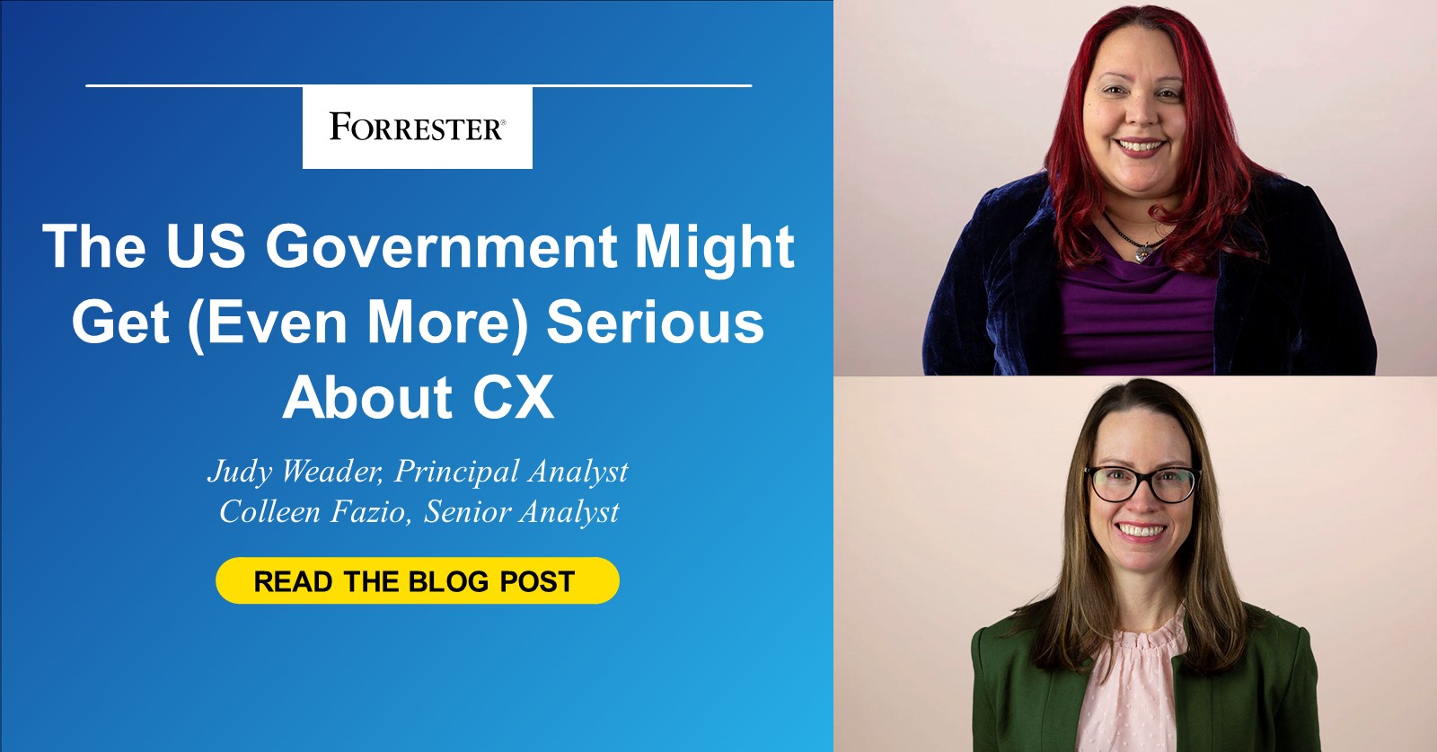 The US Government Might Get (Even More) Serious About CX