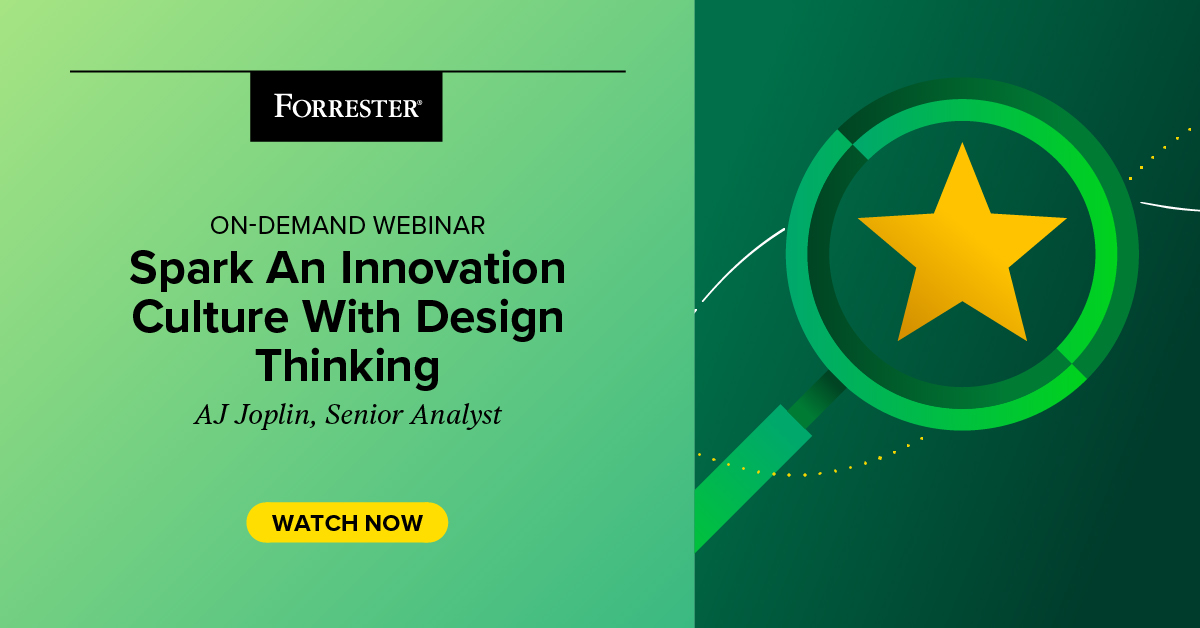 Webinar: Spark An Innovation Culture With Design Thinking