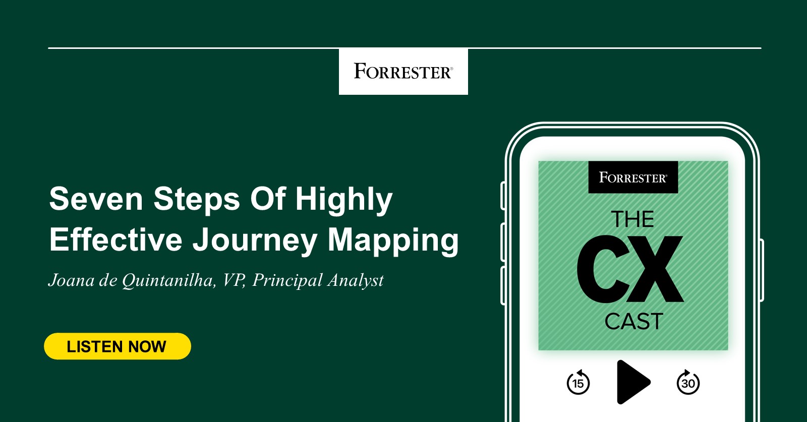 334: Seven Steps Of Highly Effective Journey Mapping - Forrester