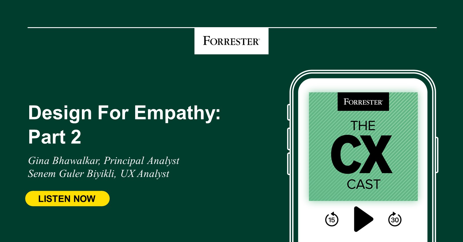 348: Design For Empathy - Forrester