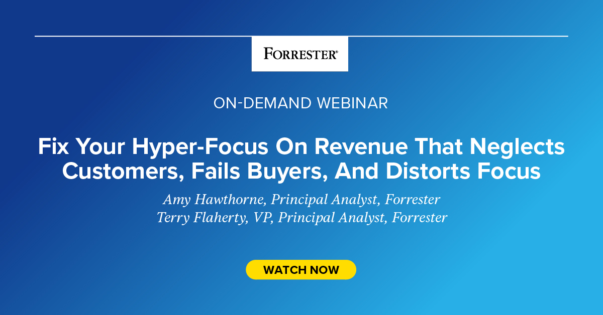 Drive Long Term Growth With Customer Centric Revenue Transformation