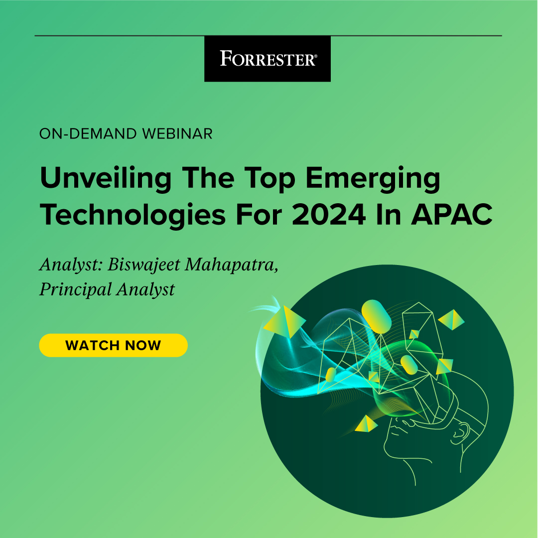 Live Webinar: The Top 10 Emerging Technologies For 2024