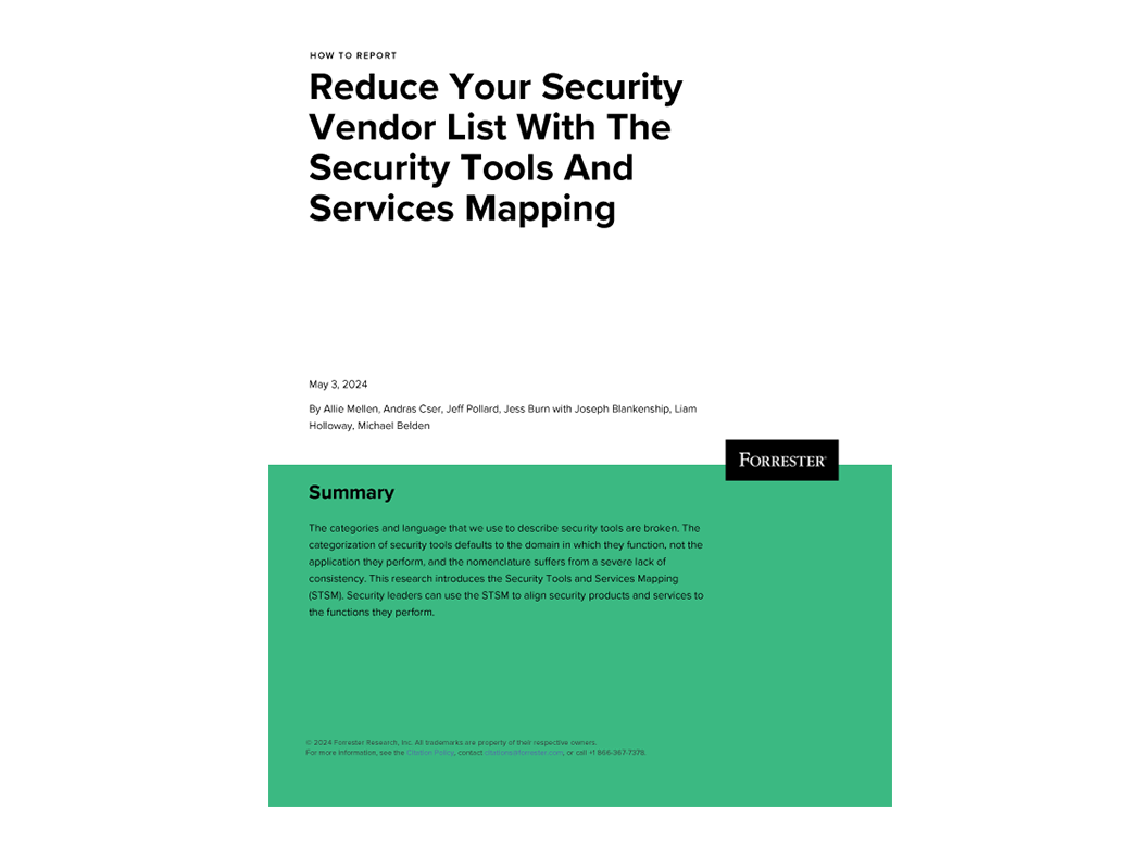 Reduce Your Security Tools Vendor List With STSM