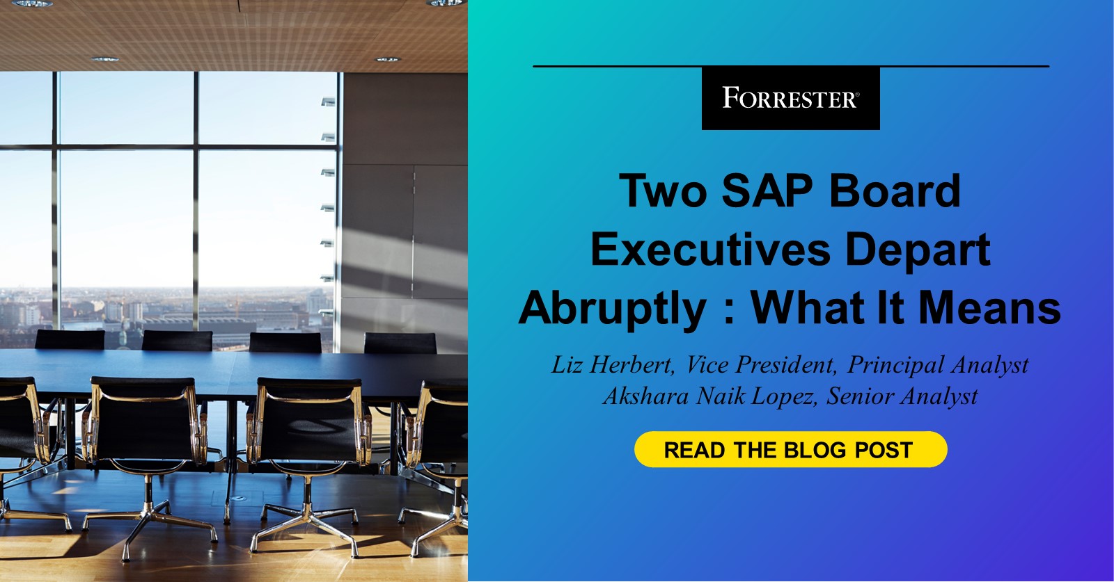 Two SAP Board Executives Depart Abruptly: What It Means