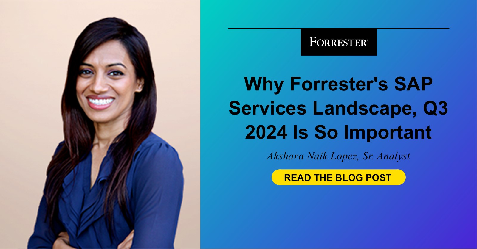 Why Forrester’s SAP Services Landscape, Q3 2024, Is So Important