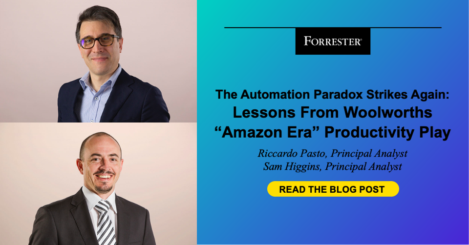 The Automation Paradox Strikes Again: Lessons From Woolworths “Amazon ...