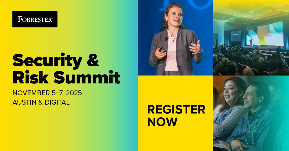 Security & Risk Summit - Forrester