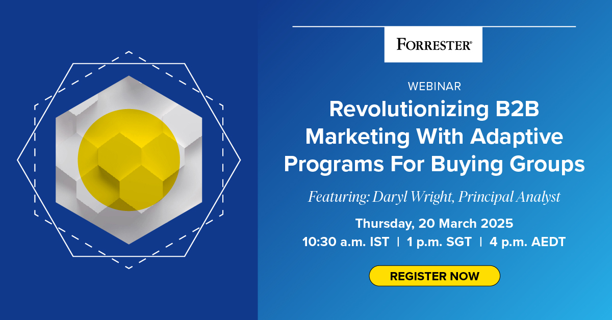 Webinar: Leverage Adaptive Programs For B2B Buying Groups