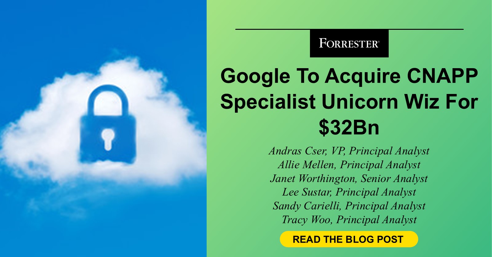 Google To Acquire CNAPP Specialist Unicorn Wiz For $32 Billion