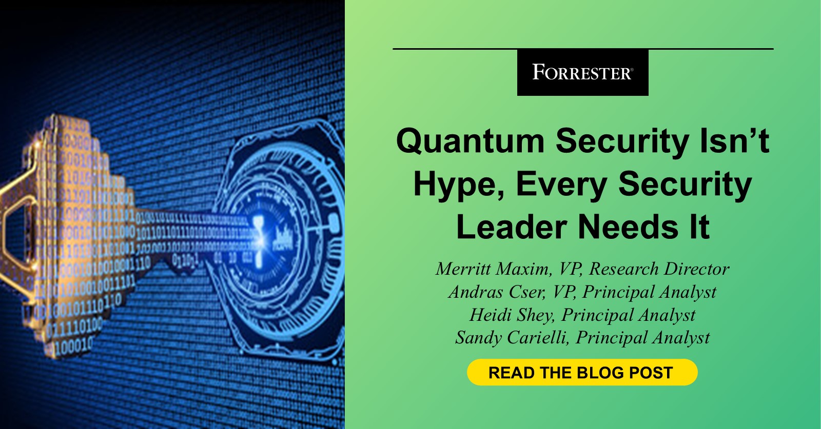 Quantum Security Isn’t Hype — Every Security Leader Needs It