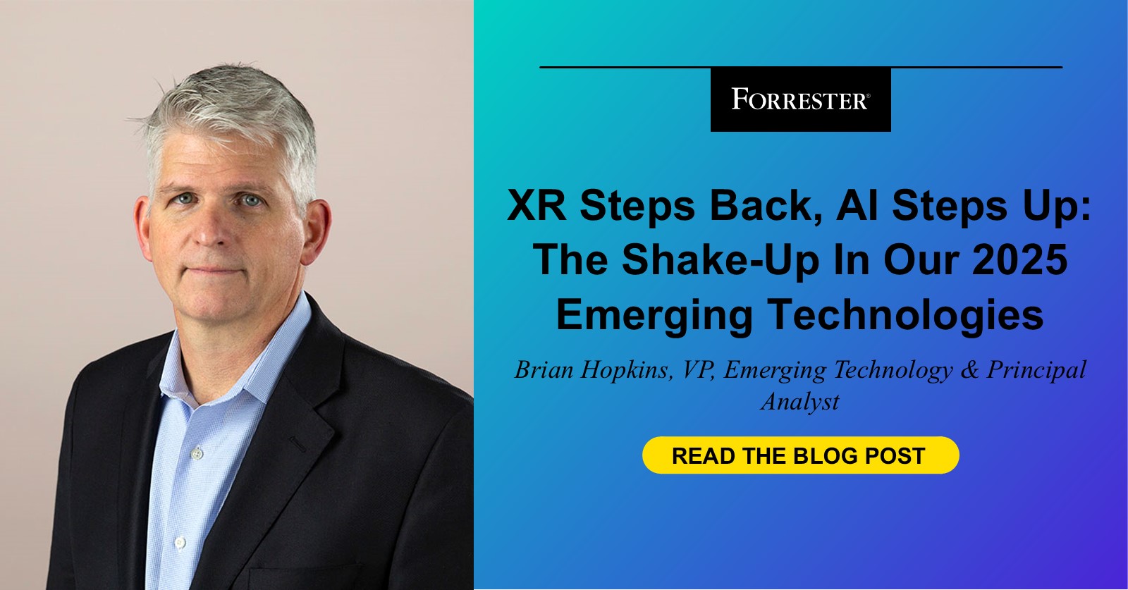 XR Steps Back, AI Steps Up: The Shake-Up In Our 2025 Emerging Technologies