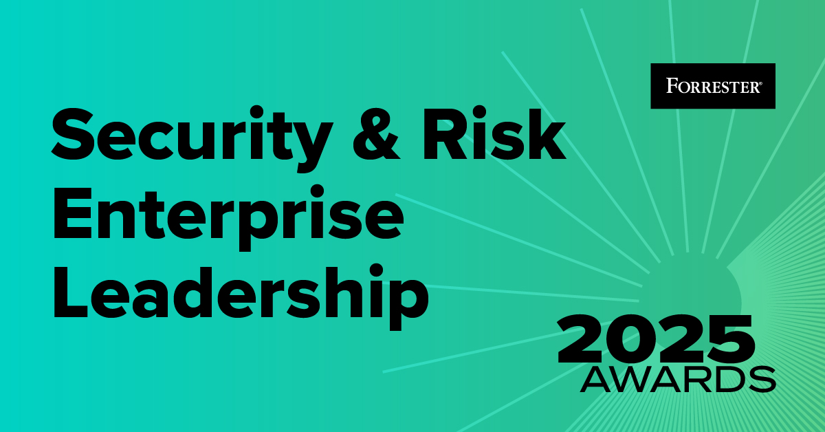 Announcing Forrester’s Security & Risk Enterprise Leadership Award