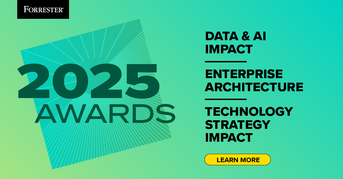 Call For Entries! The Forrester Data & AI Impact Award