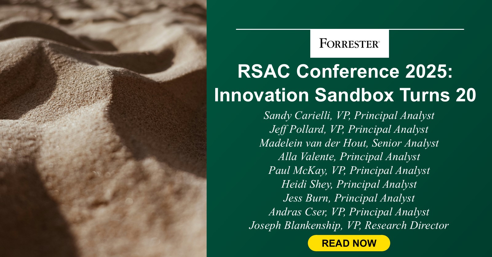 RSAC Conference 2025: Innovation Sandbox Turns 20