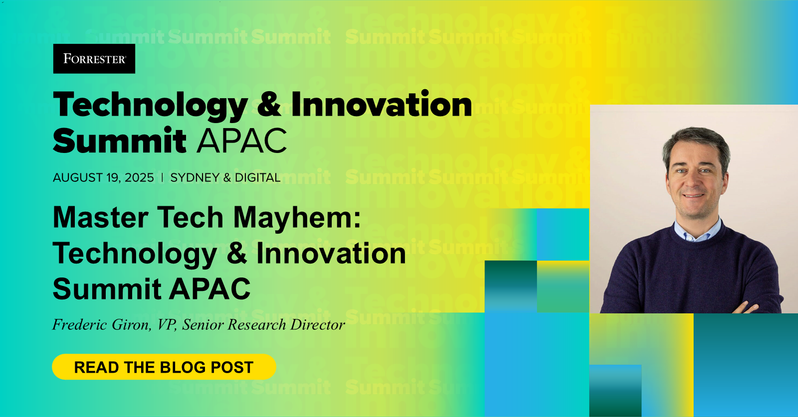 Master Tech Mayhem: Technology & Innovation Summit APAC
