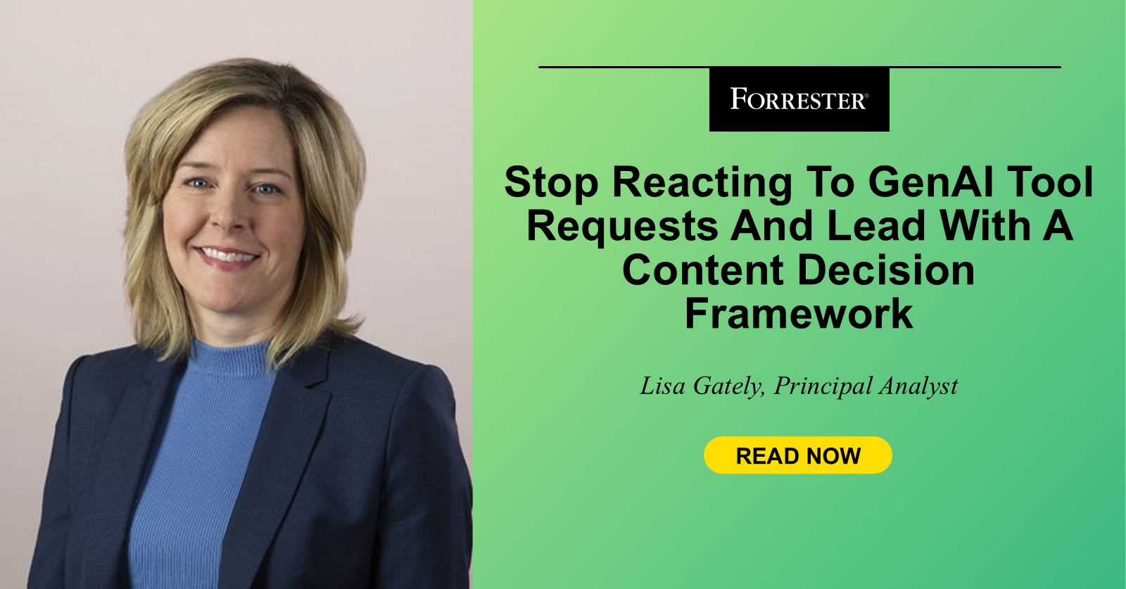 Stop Reacting To GenAI Tool Requests And Lead With A Content Decision ...