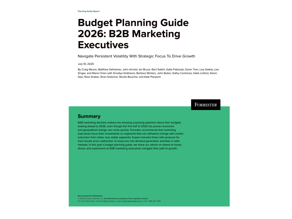 2026 CMO Budget Planning Strategies To Maximize Impact