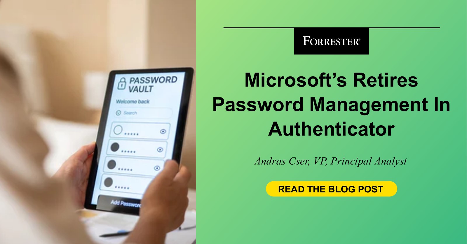 Microsoft Retires Password Management In Authenticator