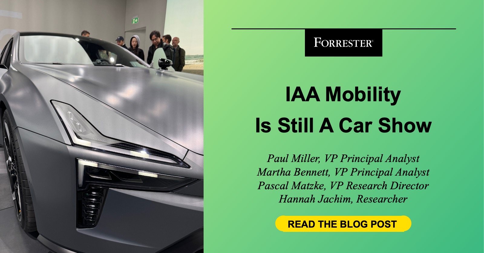 IAA Mobility Is Still A Car Show