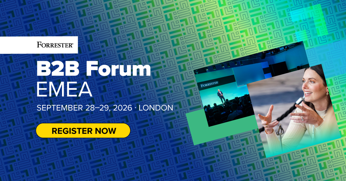 Forrester's B2B Forum EMEA